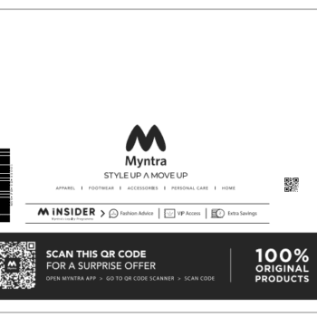 MYNTRA Sample KIT - Best Paper Bag